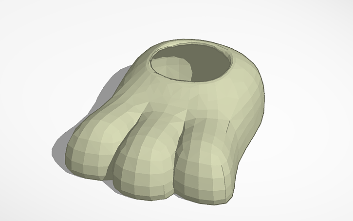 3D design Withered Freddy Foot - Tinkercad