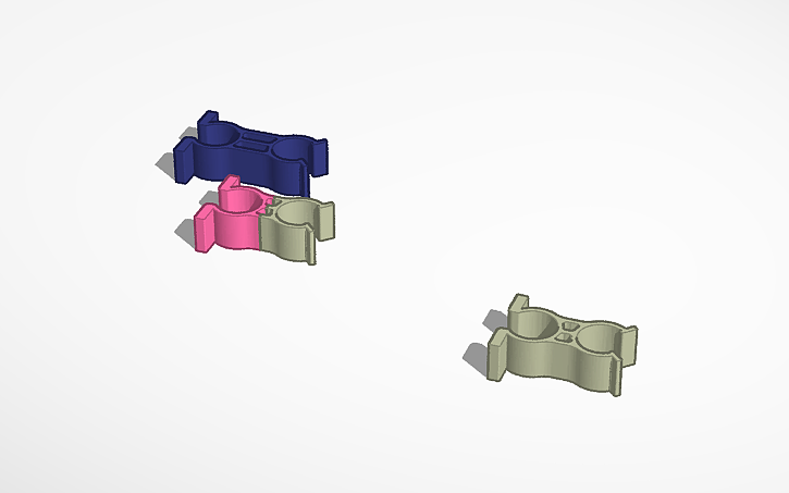 3D design clip - Tinkercad