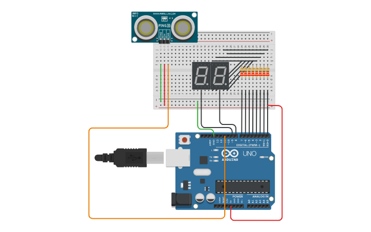 Circuit design code in - Tinkercad
