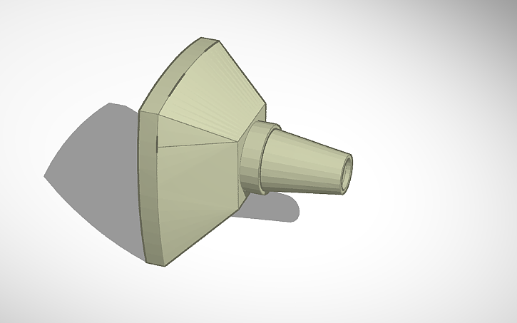 3D design Maker pen front - Tinkercad
