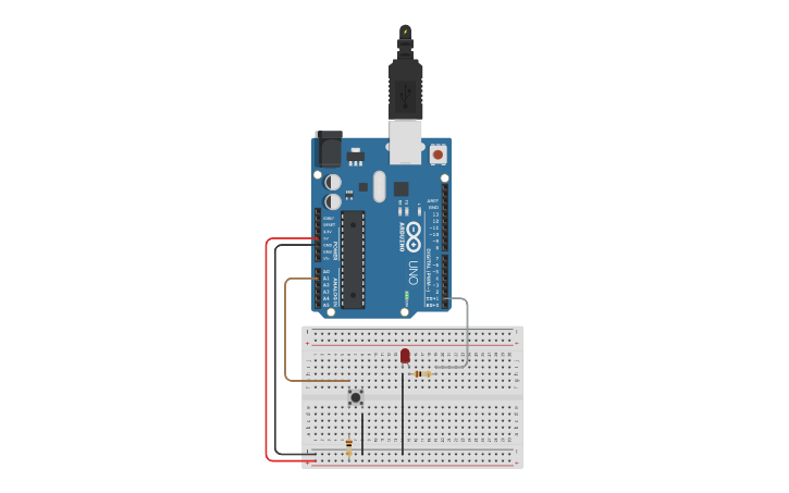 Circuit design 3A - TASK 1 - Tinkercad