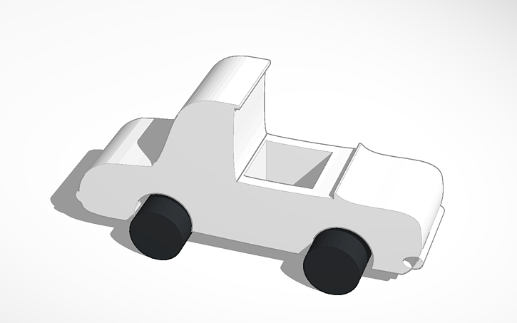 3D design Car from SVG - Tinkercad