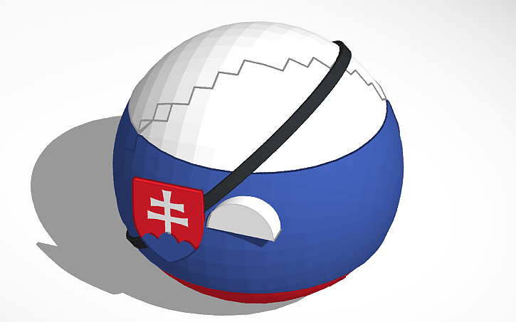3D design Slovakiaball | Tinkercad