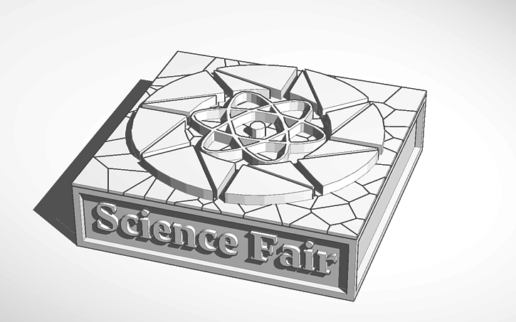 3D design Science Fair Trophy | Tinkercad
