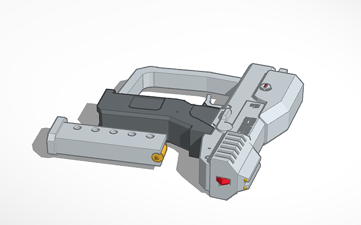 3D design halo mega construx weapon mashup WIP | Tinkercad