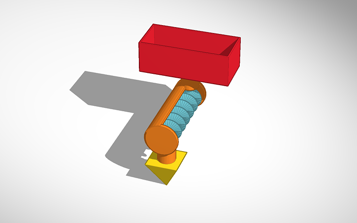 3D design Coffee maker auger - Tinkercad