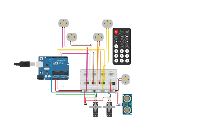 Circuit design Drone vFinal | Tinkercad