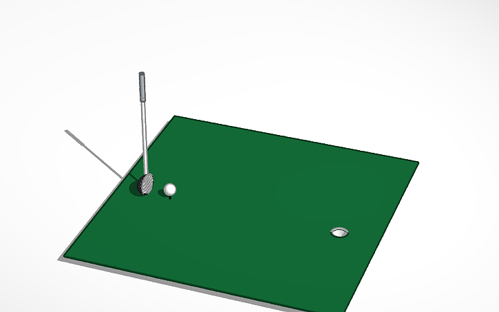 3D design Golf club and ball! | Tinkercad