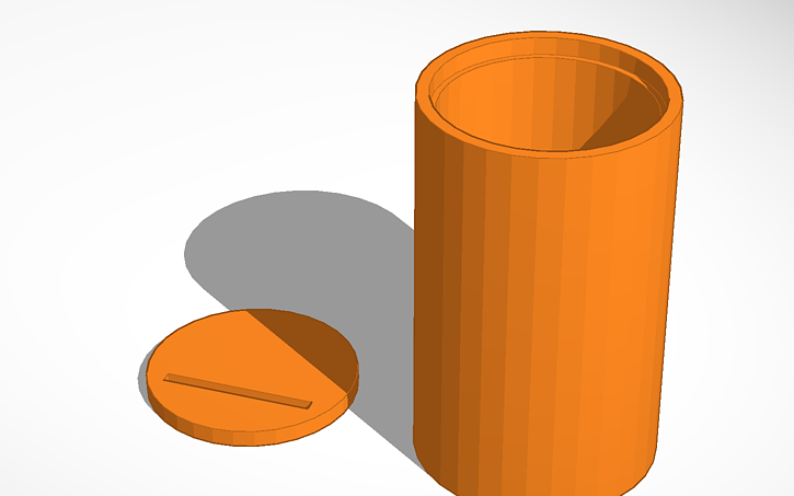 3D design Money Box - Tinkercad