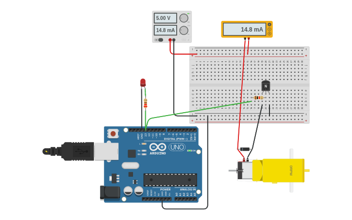 Circuit design IPLEE-Motor, chaveamento com transistor discreto (BC548 ...