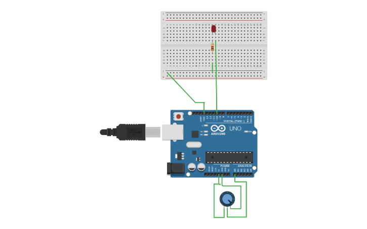 Circuit design task 2A - Tinkercad