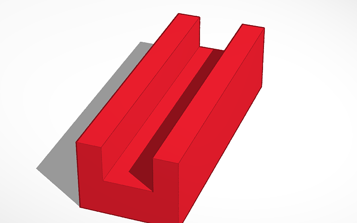 3D design U Channel - Tinkercad