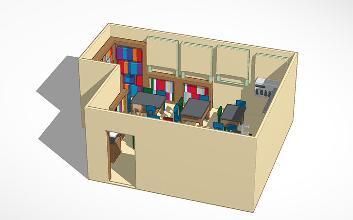 3D design Redesign Classroom (Humanities) Project | Tinkercad
