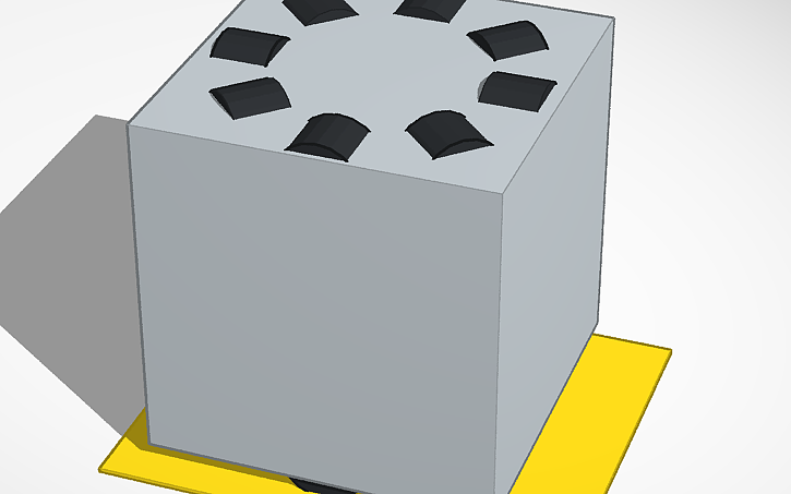 3D design the tungsten cube - Tinkercad