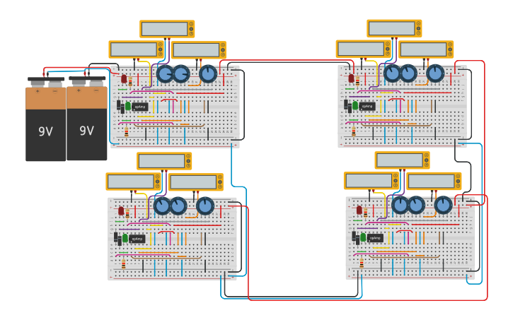 Circuit design True LM741 comparator v2.0 | Tinkercad