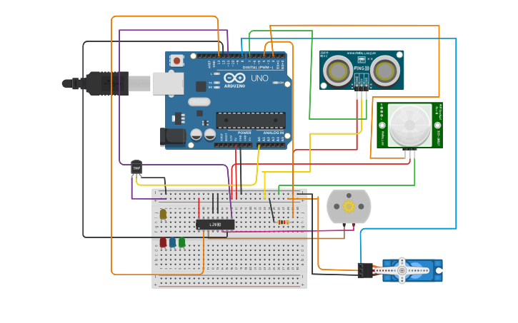 Circuit Design Home Automation Tinkercad