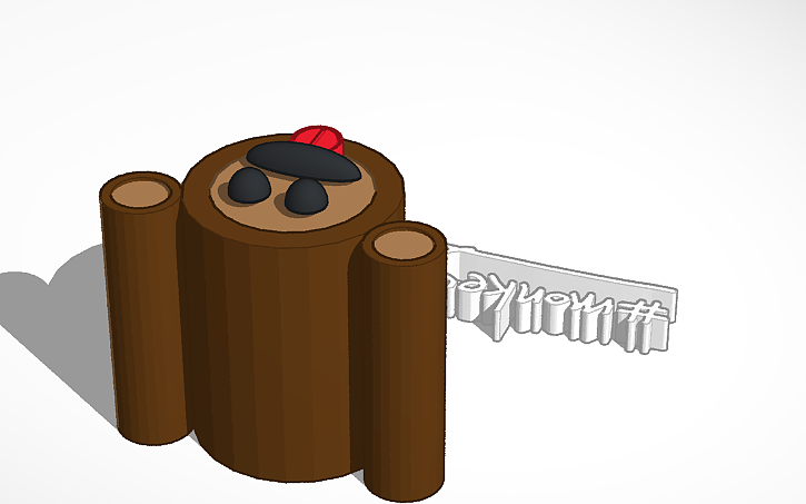 3D design #monkey - Tinkercad