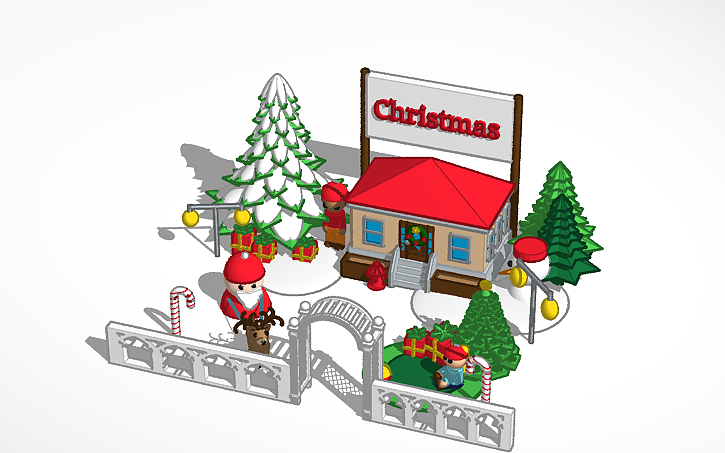 3D design christmas - Tinkercad