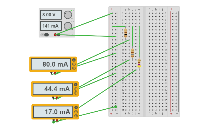Circuit design circuito 2 paralelo @@ - Tinkercad