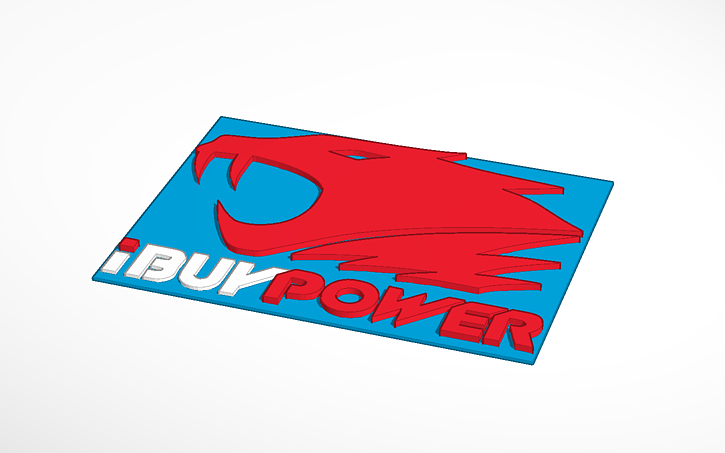 3D design Ibuypower - Tinkercad