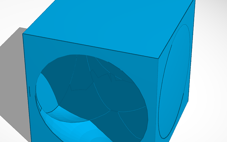 3D design cool container - Tinkercad