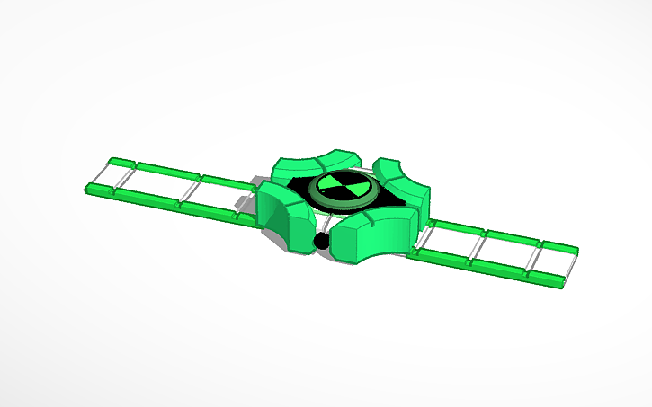 3D design omnitrix -1.0 - Tinkercad