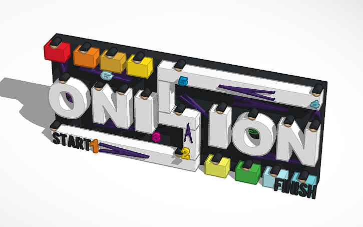 3D design Onision Logo - Tinkercad