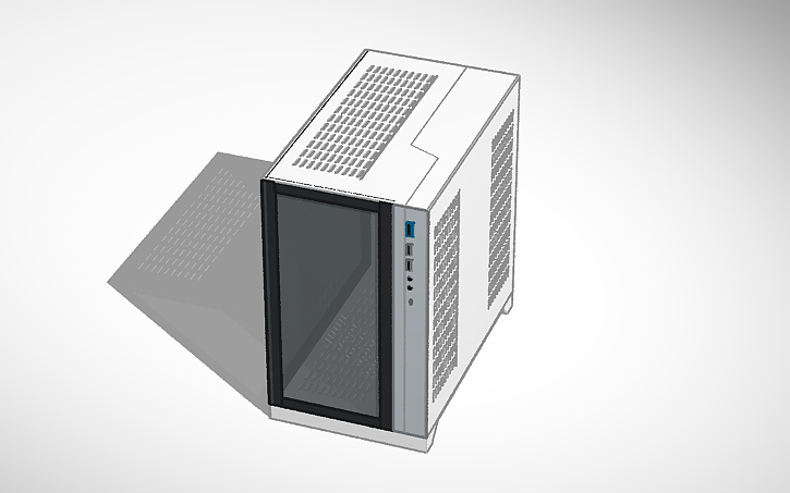 3d Design Lian Li O11 Dynamic Pc Case Tinkercad
