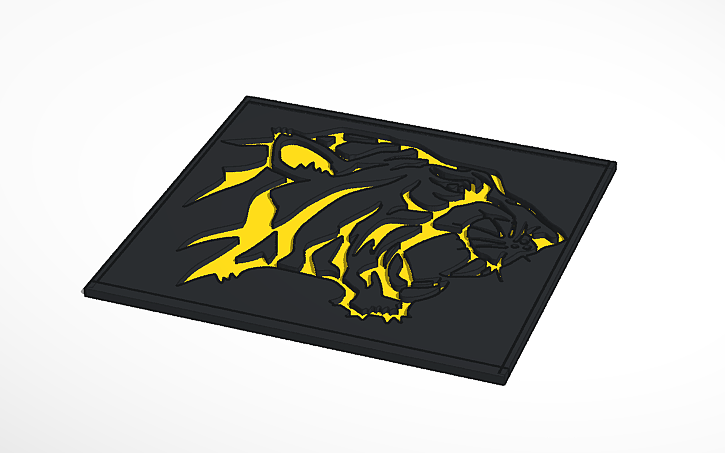 3D design Tiger | Tinkercad