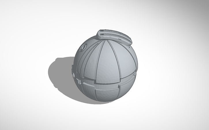 3D design Star Wars Thermal Detonator Prop - Tinkercad