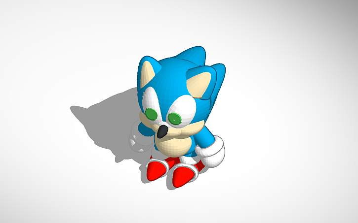 3D design Sonic | Tinkercad
