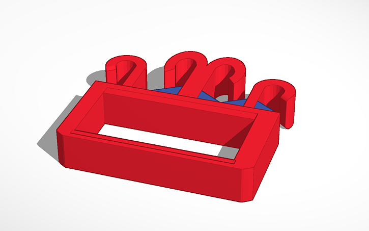 3D design Bag holder - Tinkercad