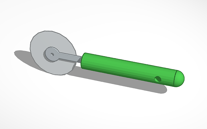 3D design Pizza Night Cutter - Tinkercad