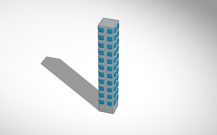 3D design Skyscraper - Tinkercad