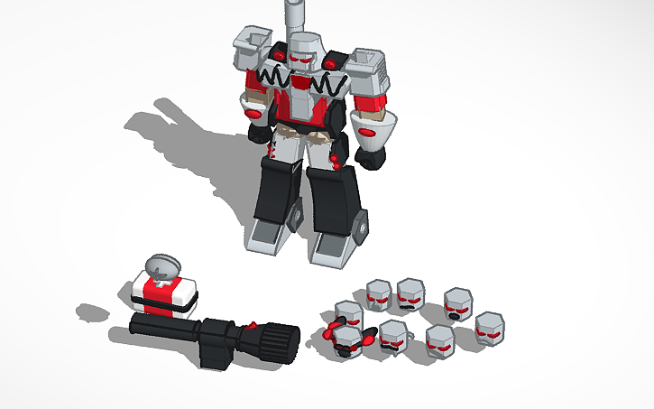 3D design idw Megatron - Tinkercad