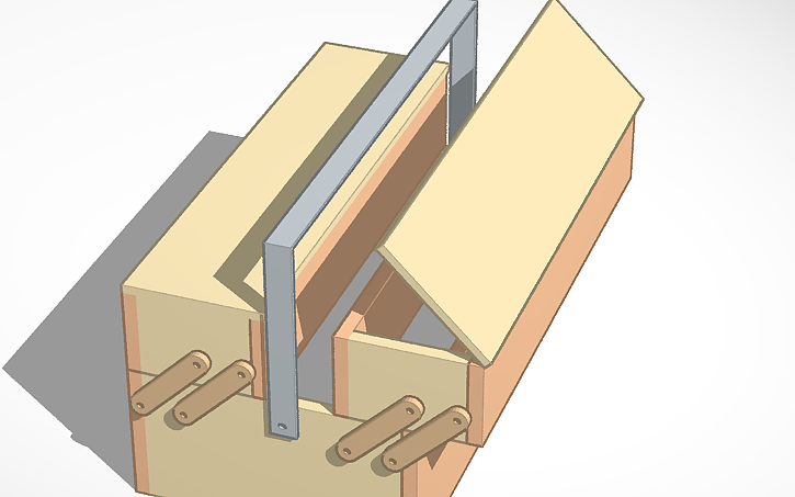 3D design Tool box sewing box | Tinkercad