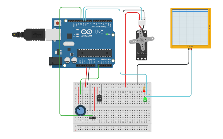 Circuit Design Sensors And Actuators In Arduino Tinkercad
