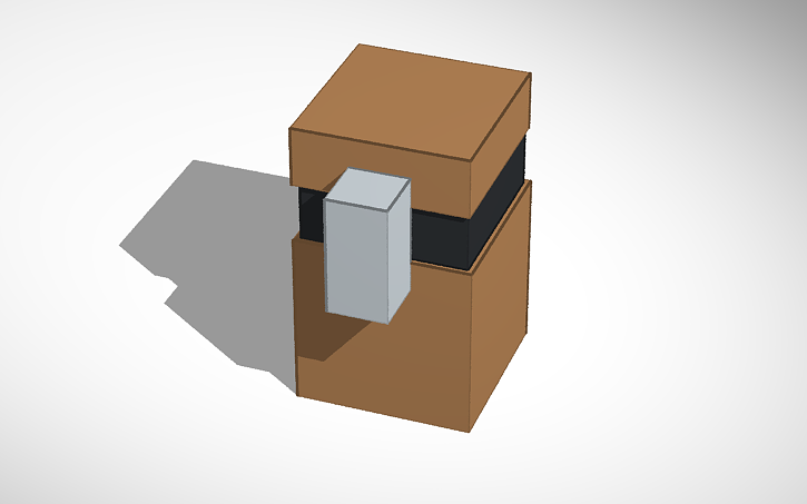 3D design Minecraft Chest | Tinkercad