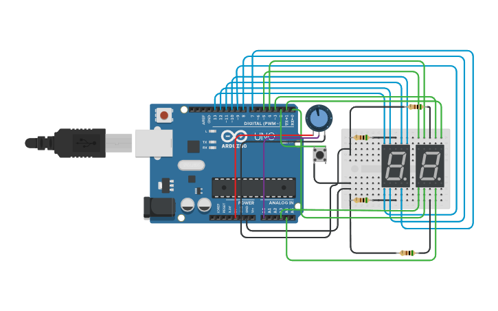 Circuit design POS Quiz - 7 Segment dan ADC_Ariski Wahyu Agung Abadi ...