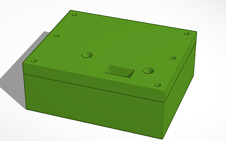 3D design Caixa do data logger | Tinkercad
