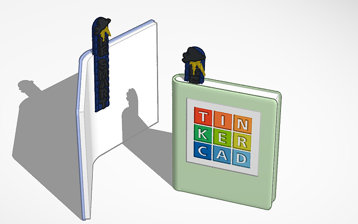 3D design Copy of Bookmark Challenge - Tinkercad