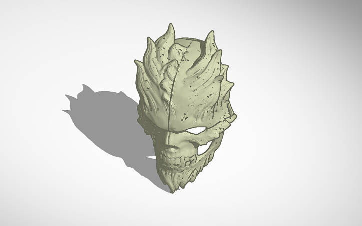 3D design Demon vamp mask - Tinkercad