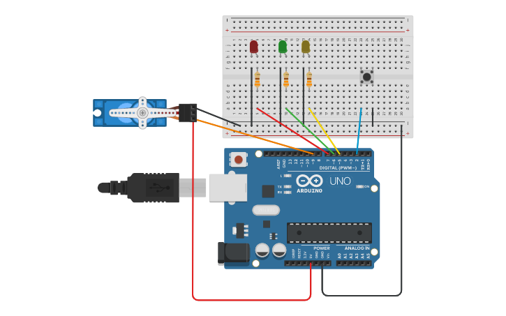 Circuit design String Communication | Tinkercad