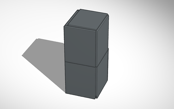 3D design PC (Case NZXT H1) - Tinkercad