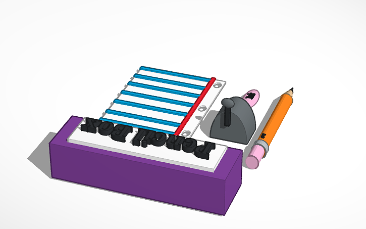 3D design School Supplies - Tinkercad