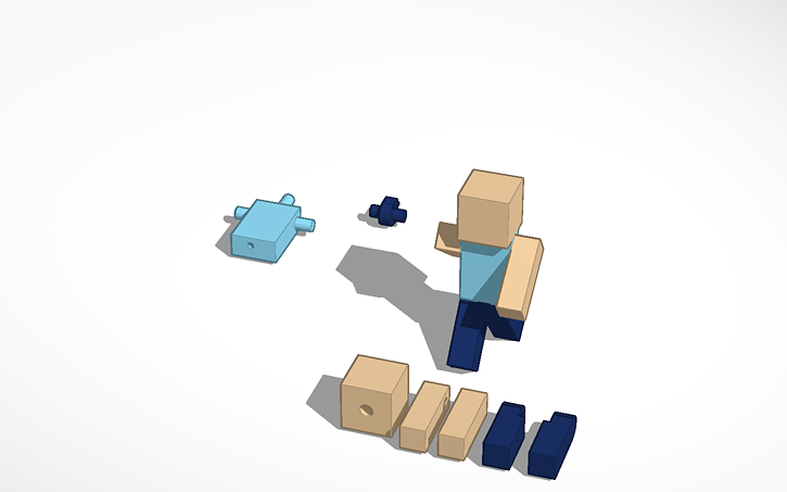 3D design Copy of Minecraft Steve - Tinkercad
