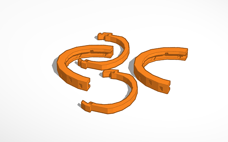 3D design FLEX Cuffs - Tinkercad