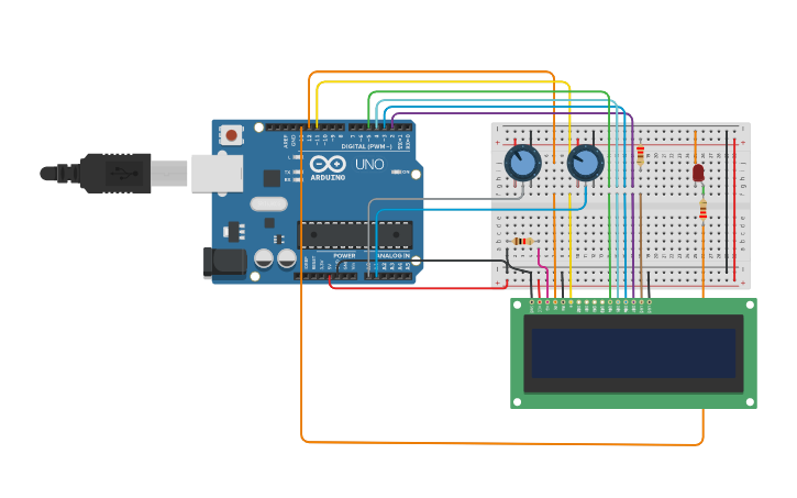 Circuit design Progres Bar Full Control | Tinkercad