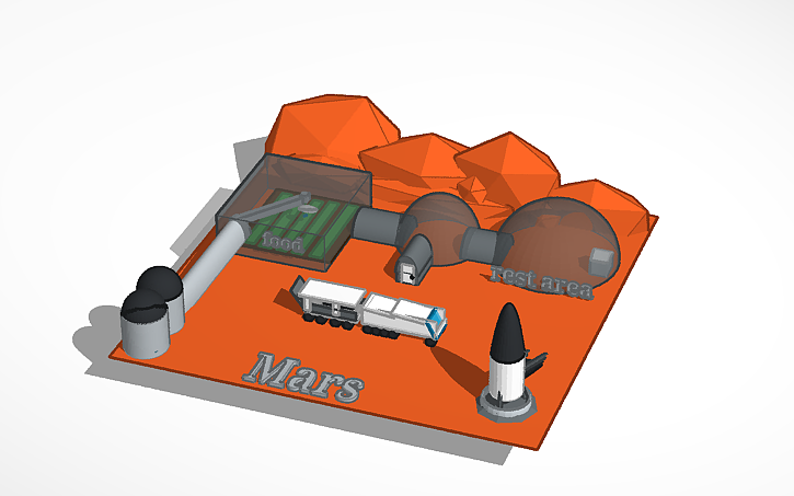 3D design MARS - Tinkercad