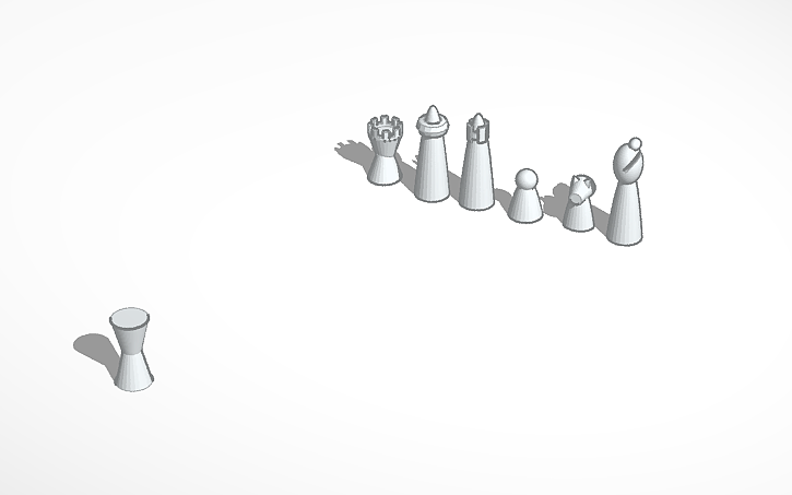 3D design Copy of Copy of progetto scacchi - Tinkercad